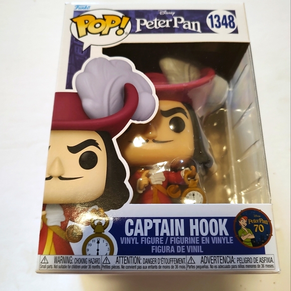Funko | Toys | Disneyland 65th Anniversary Captain Hook Pop 86 M1 ...